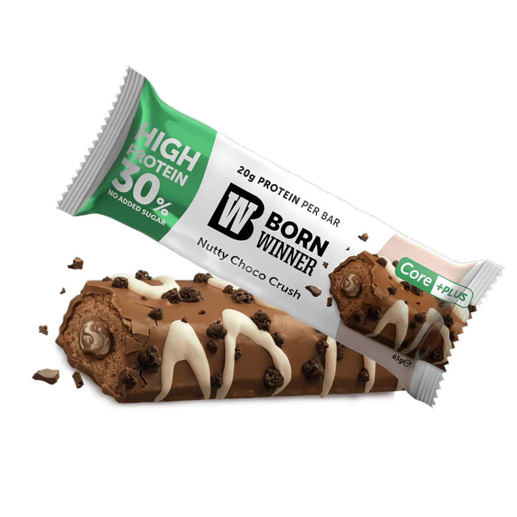 BW Core Plus Protein Bar Nutty Choco Crush 65g – Tareeqalkawther